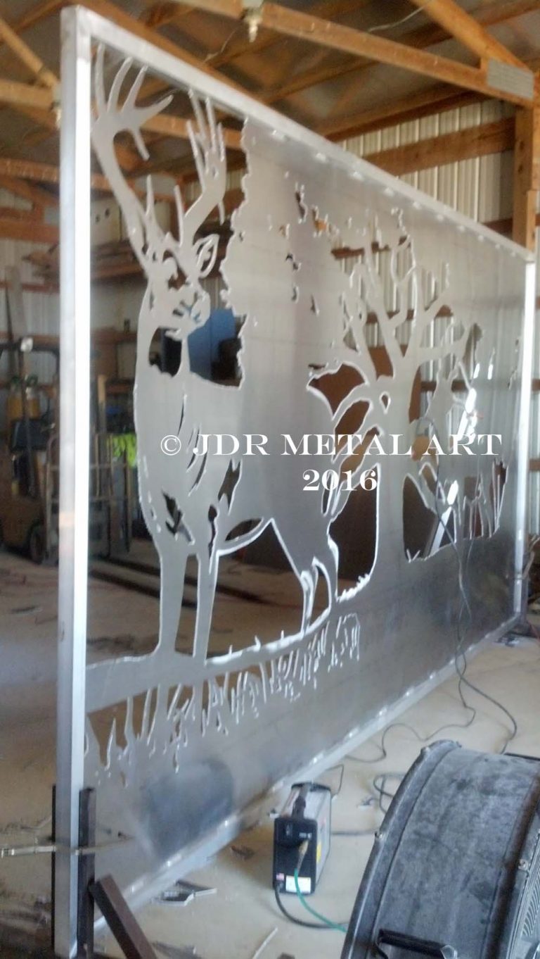 Deer Silhouette Gates Archives | Custom Driveway Gates By JDR Metal Art
