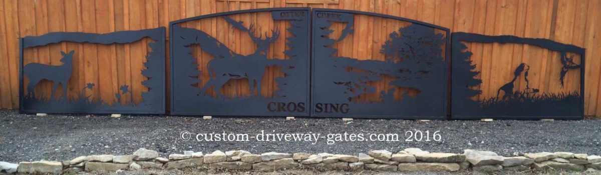 23 Awesome Wildlife Metal Art Driveway Gates » Custom Driveway Gates By ...