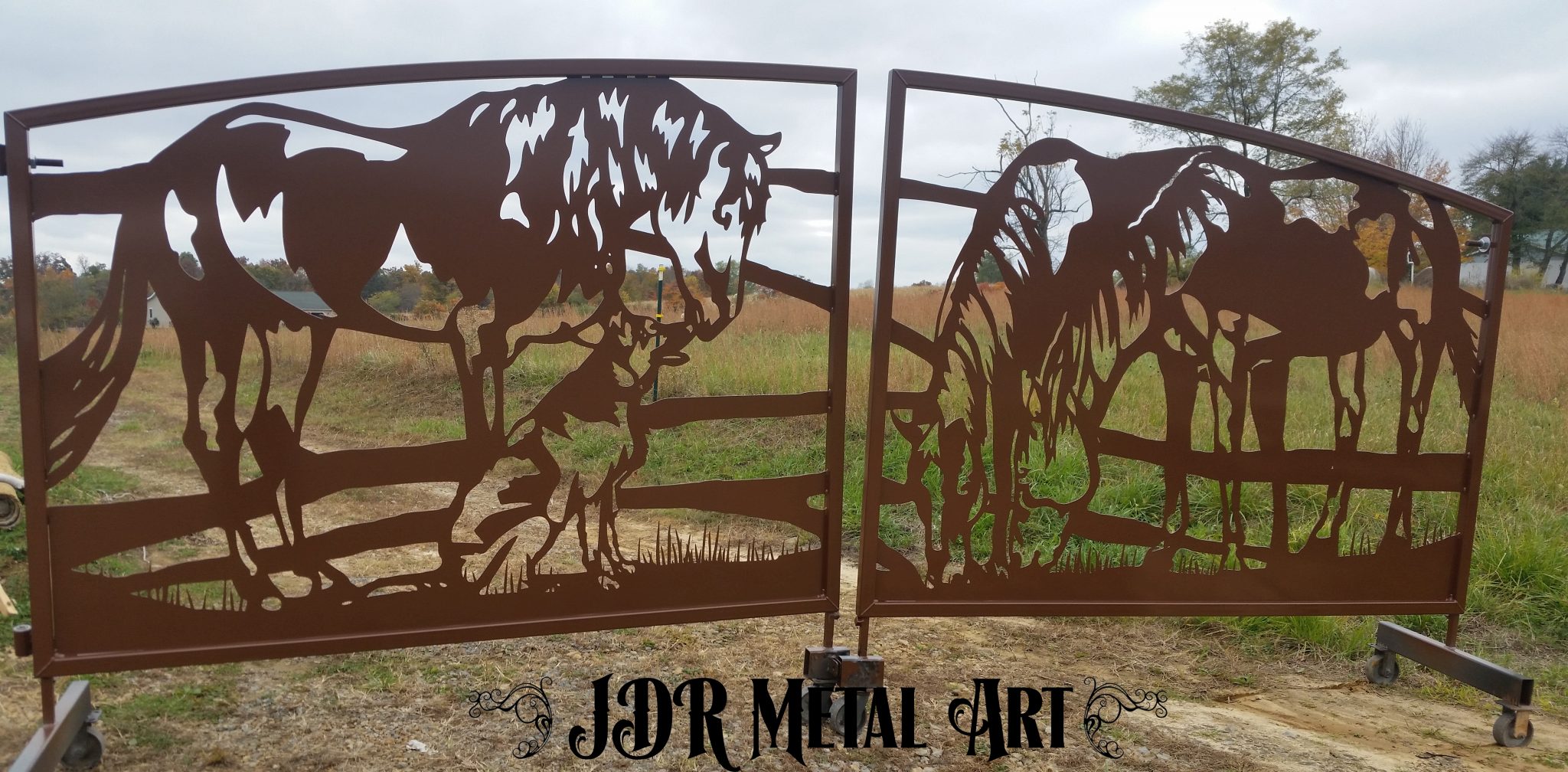 Ranch Gates By JDR Metal Art April 2020 | Custom Driveway Gates | JDR ...