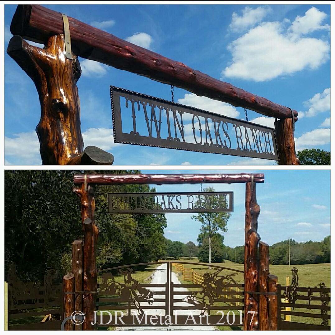 Western Ranch Entrance Gates