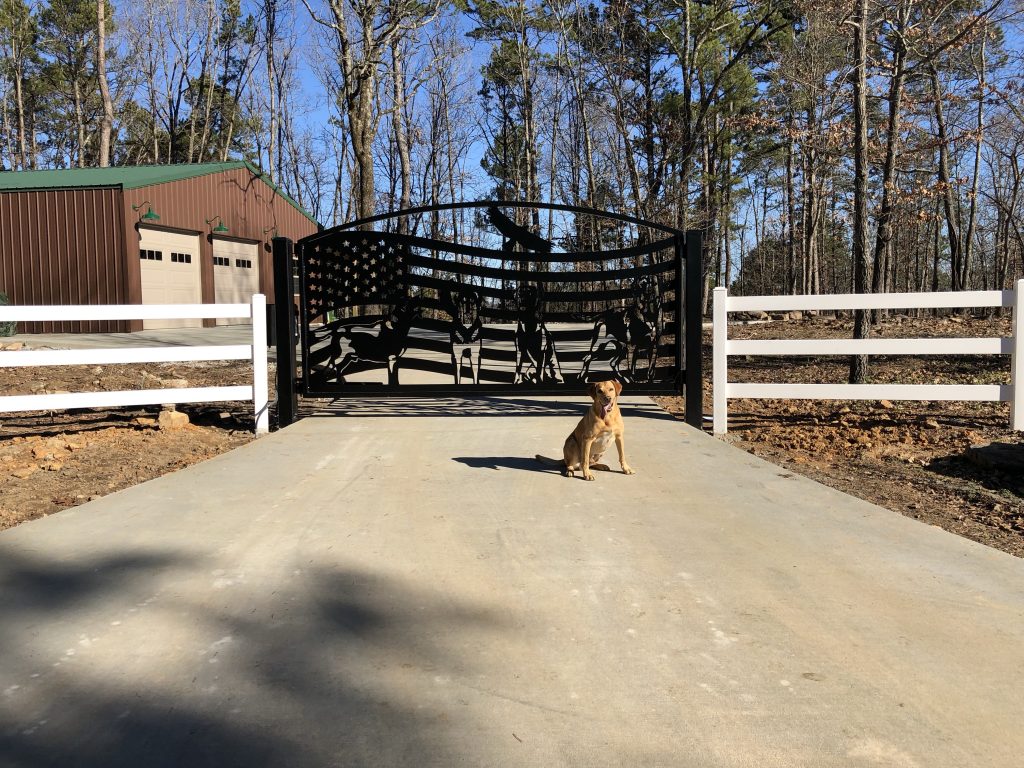 Decorative Driveway Gates | JDR Metal Art - Custom Driveway Gates - JDR ...