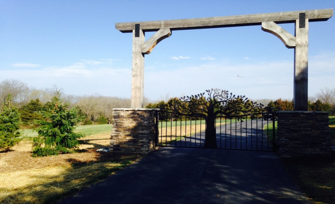 St-Louis-Driveway-Gates-Oak-Tree-by-JDR-Metal-Art | Custom Driveway ...