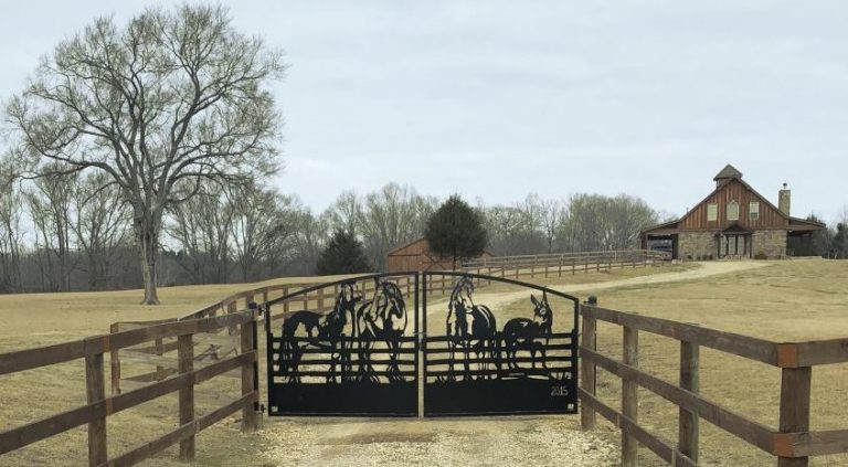 Custom Farm Gates JDR Metals | Custom Driveway Gates By JDR Metal Art