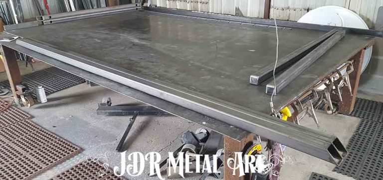 Fitting Iron Gate Frame Together | Custom Driveway Gates | JDR Metal ...