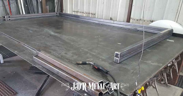 Iron Gate Frame | Custom Driveway Gates | JDR Metal Art | Plasma Cut Gates