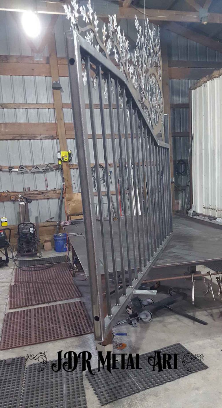 Iron Gate | Custom Driveway Gates By JDR Metal Art