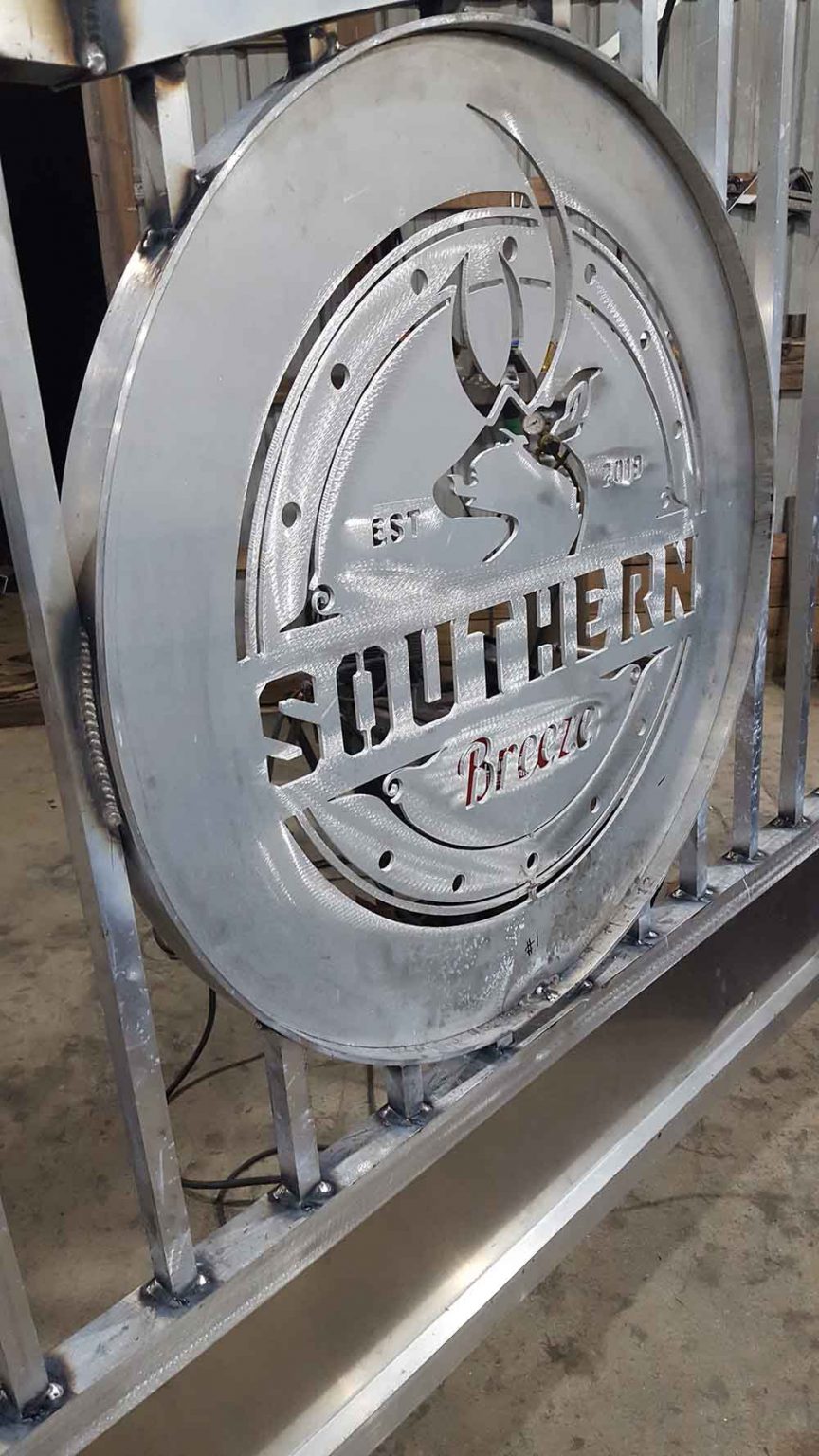 Custom Logo For Aluminum Gate | Custom Driveway Gates By JDR Metal Art