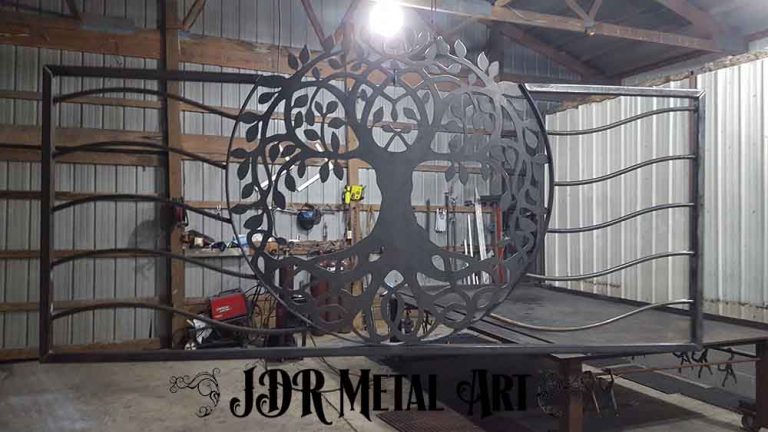 Lexington Driveway Gates | #1 Best Plasma Cut Gate Designs