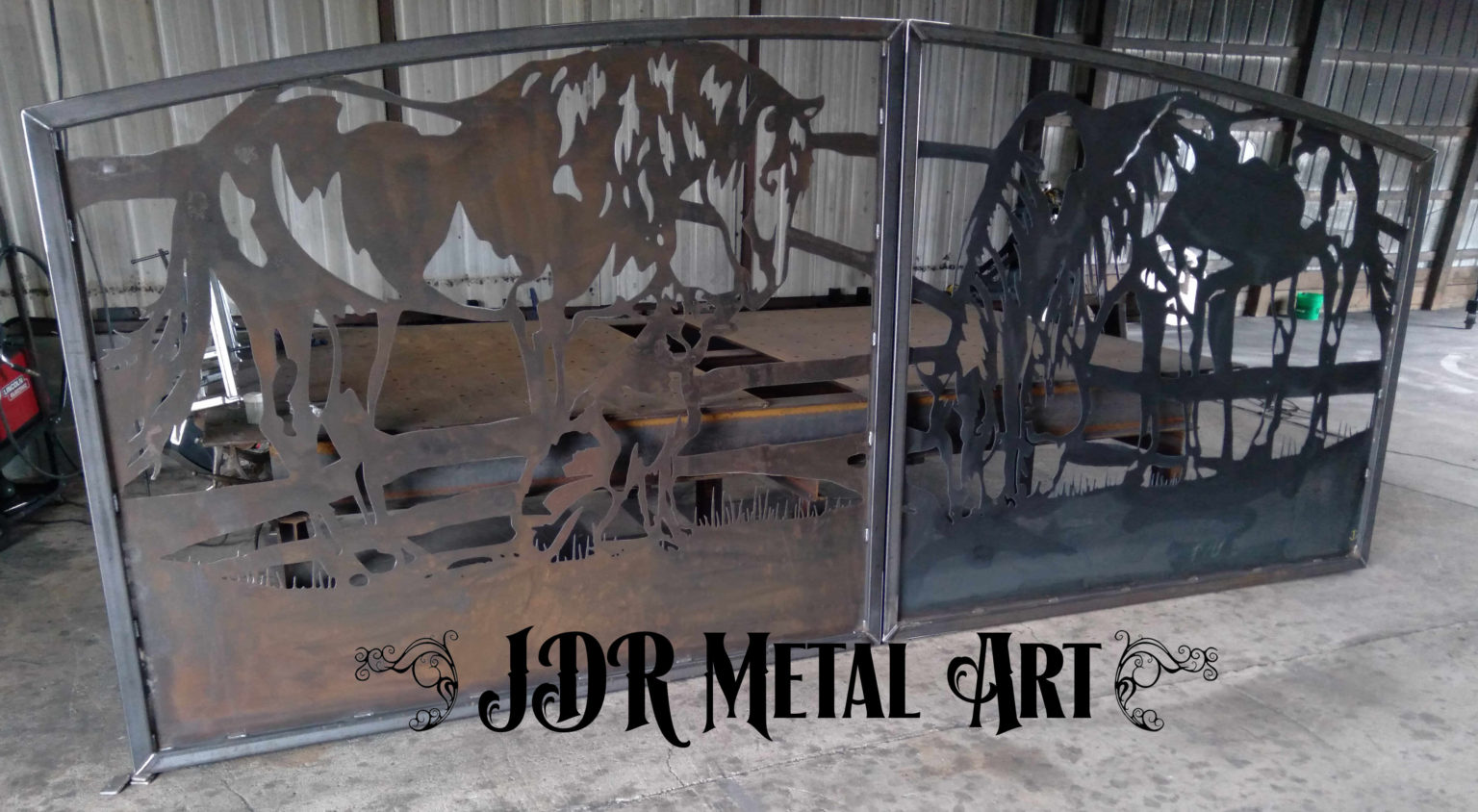 Driveway Gate Archives | Custom Driveway Gates | JDR Metal Art | Plasma ...