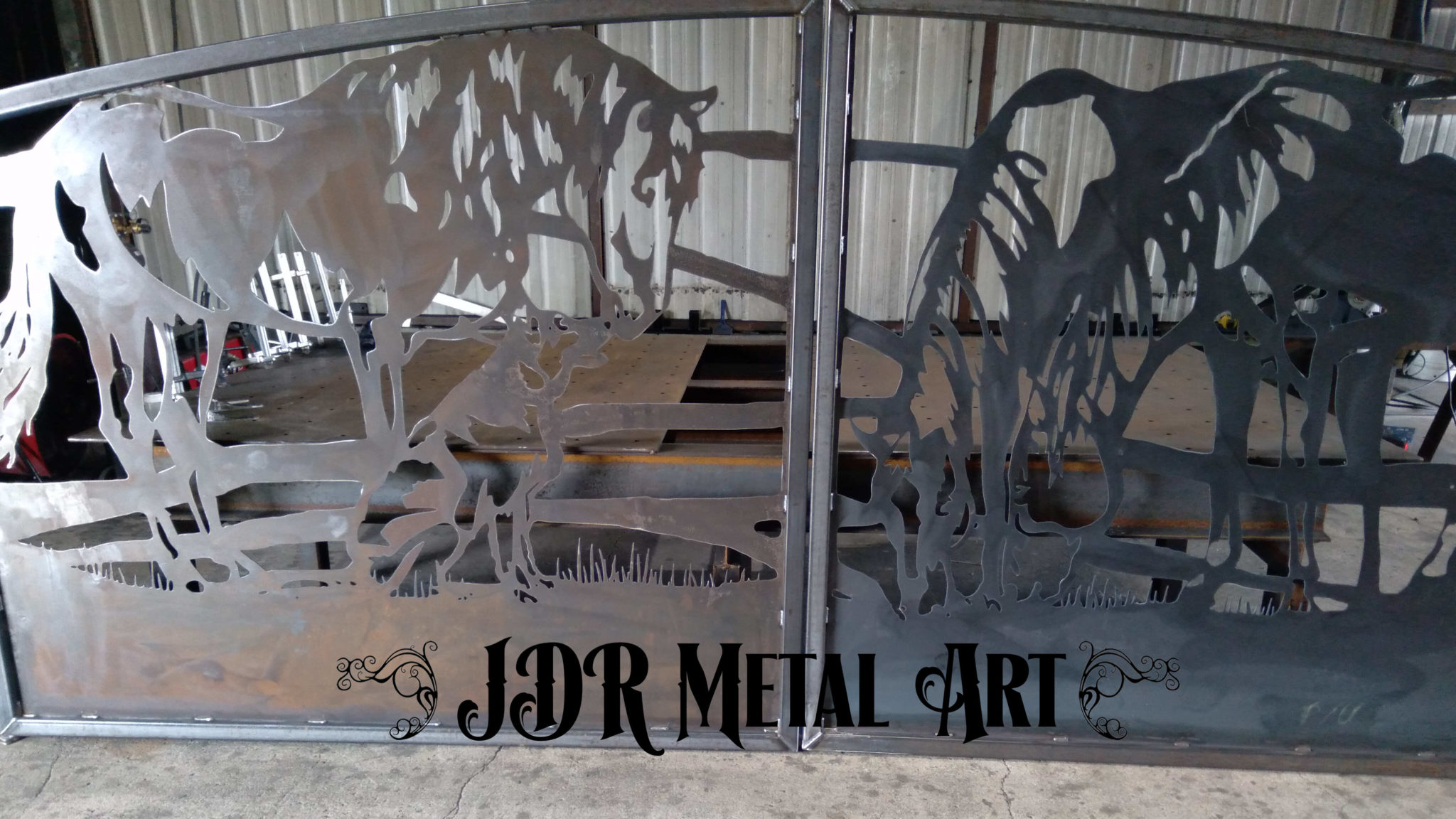 Texas Driveway Gates Archives | Custom Driveway Gates | JDR Metal Art ...