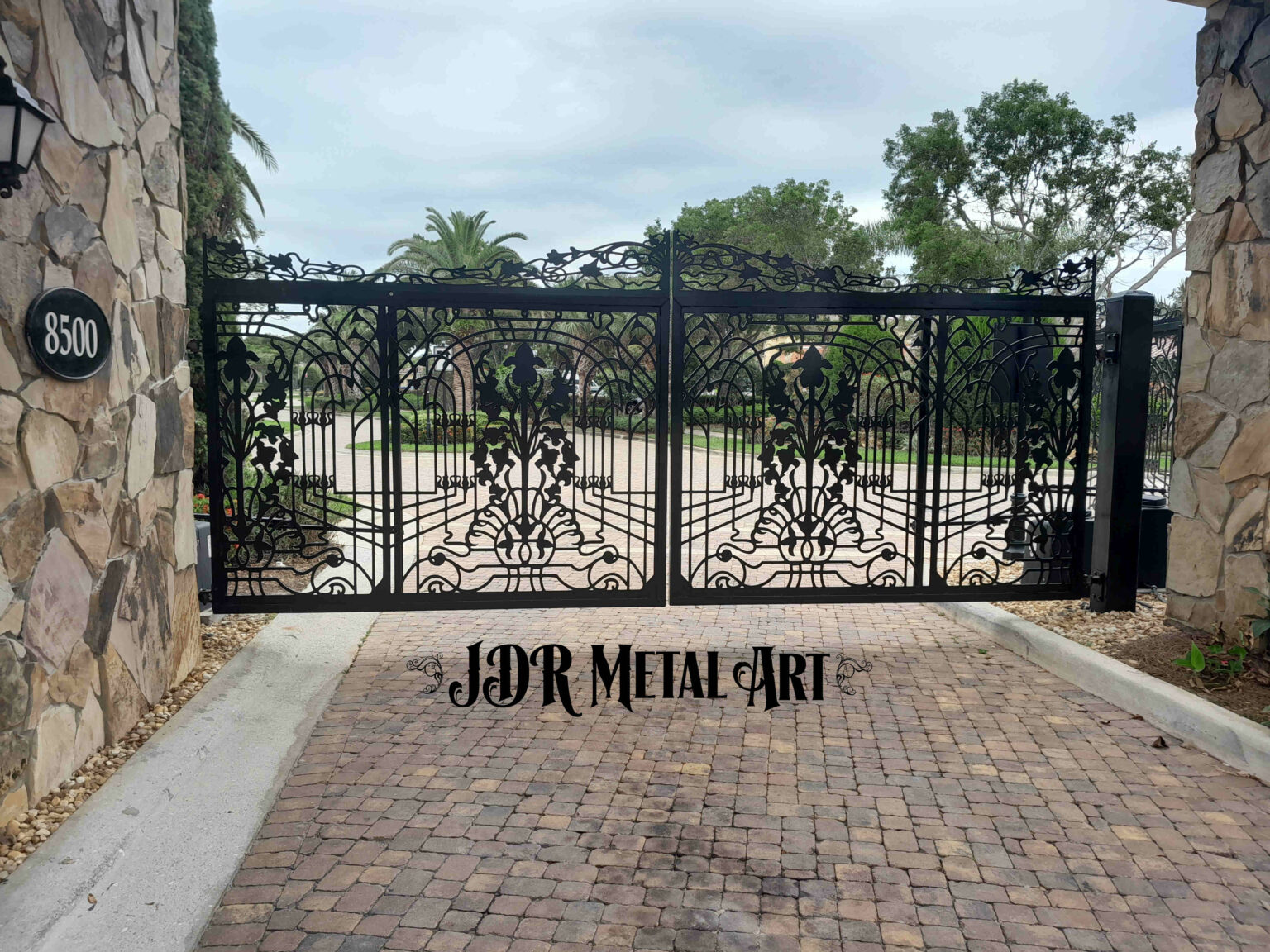 Metal Driveway Gates | Mesmerizing Florida Aluminum Gates | Estero ...