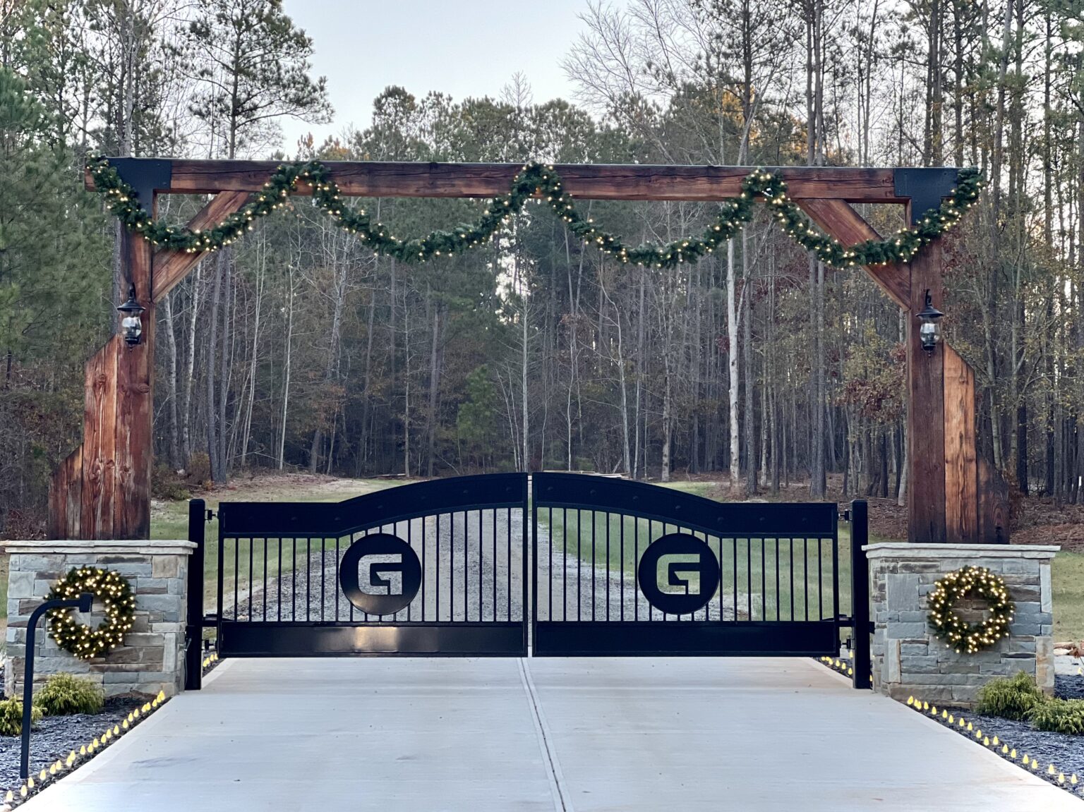 Atlanta Driveway Gate - Gunderson | Custom Driveway Gates | JDR Metal ...